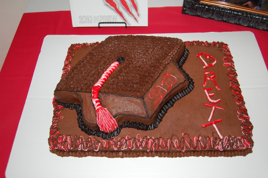 Chocolate Graduation Cake - CakeCentral.com