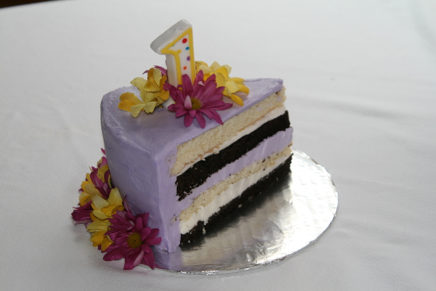 Violets 1St Smash Cake - CakeCentral.com