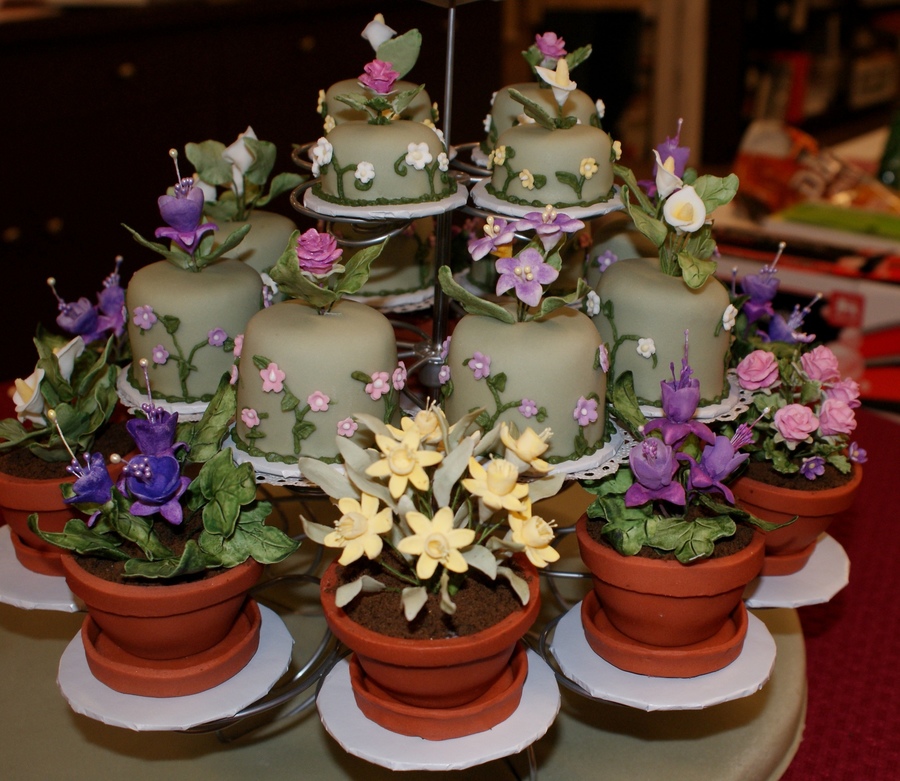 Tree Of Mini Cakes - CakeCentral.com