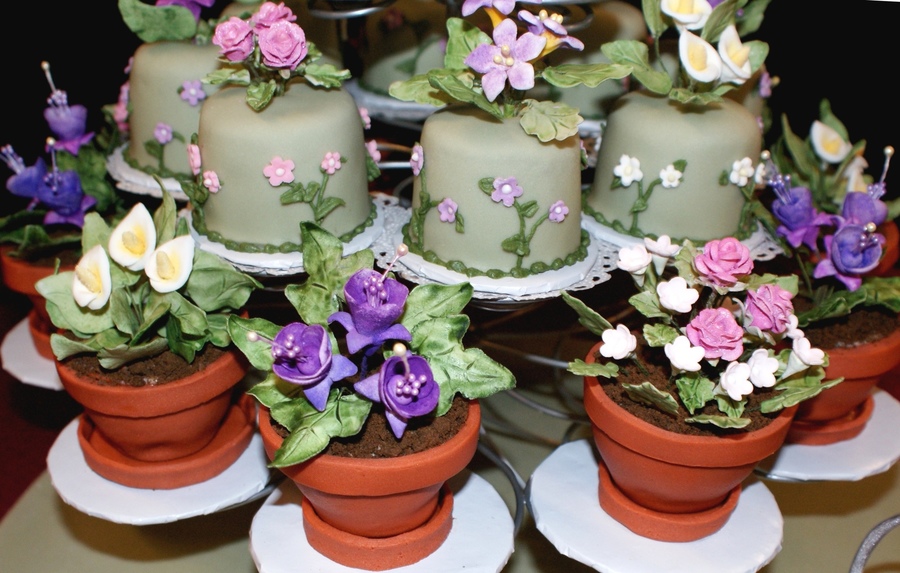 Tree Of Mini Cakes - CakeCentral.com