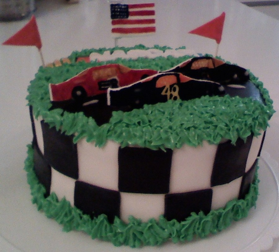 Nascar Cake - CakeCentral.com