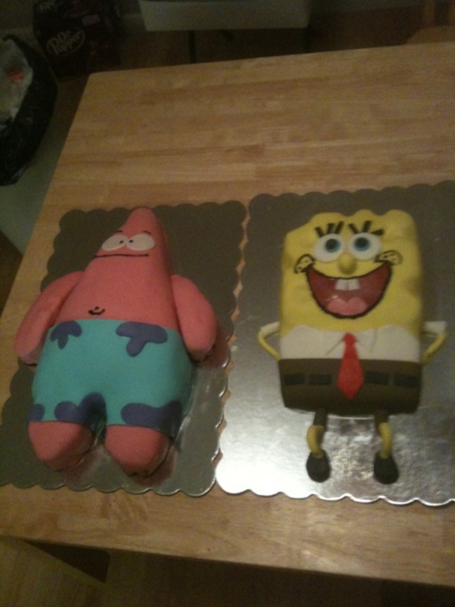 Sponge Bob, Patrick - CakeCentral.com