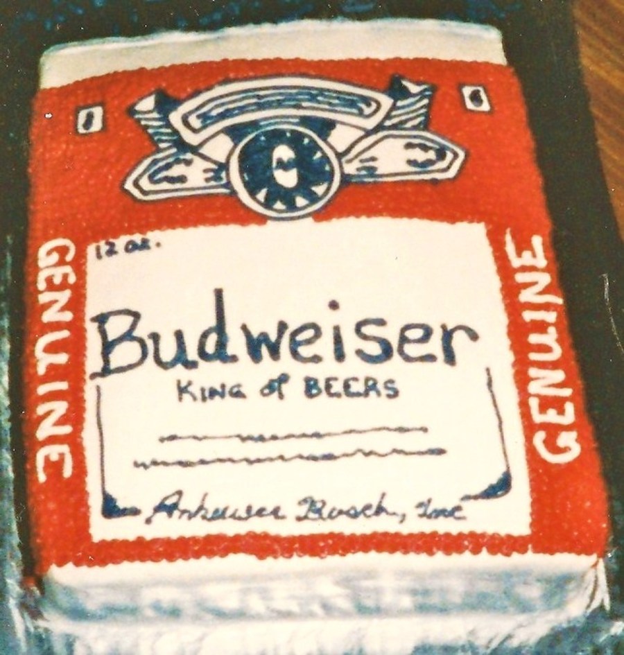Budweiser Cake - CakeCentral.com