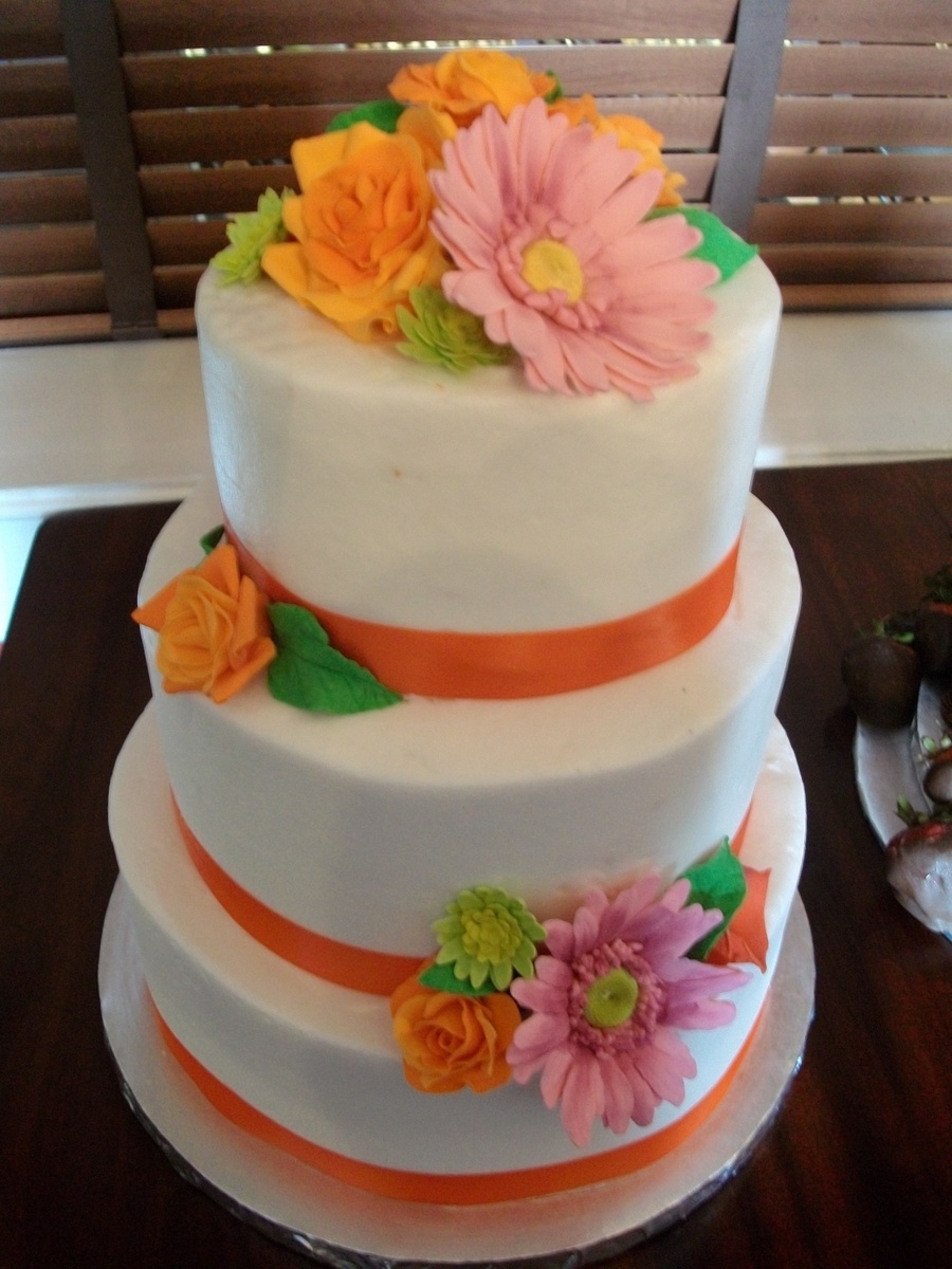 Summer Flowers - CakeCentral.com