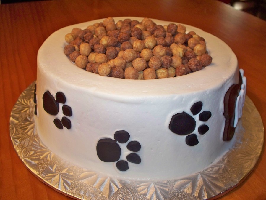 Dog Bowl Cake - CakeCentral.com