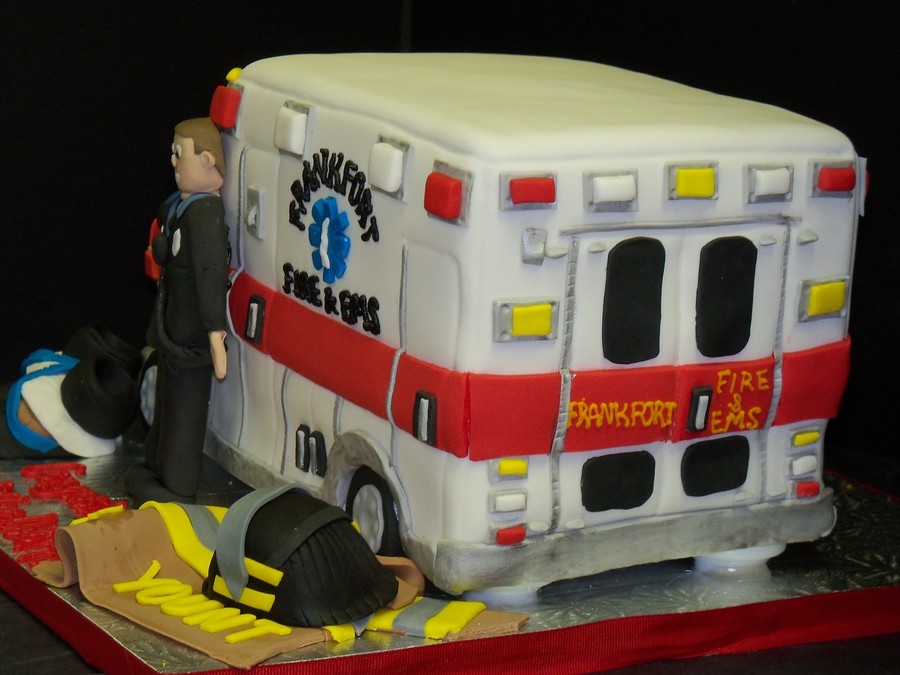 Ambulance Retirement Cake - CakeCentral.com