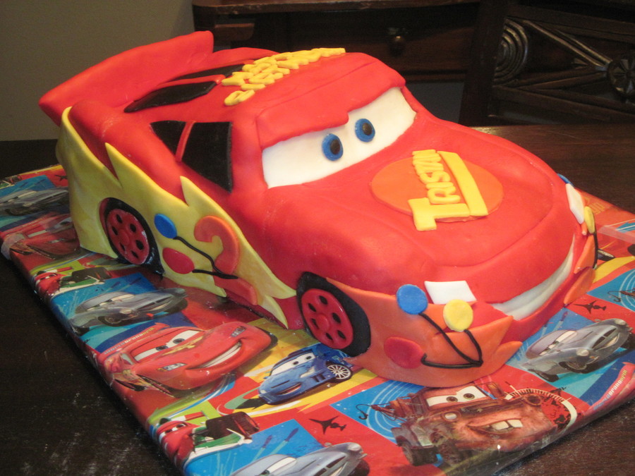 Lightning Mcqueen Birthday Cake - CakeCentral.com