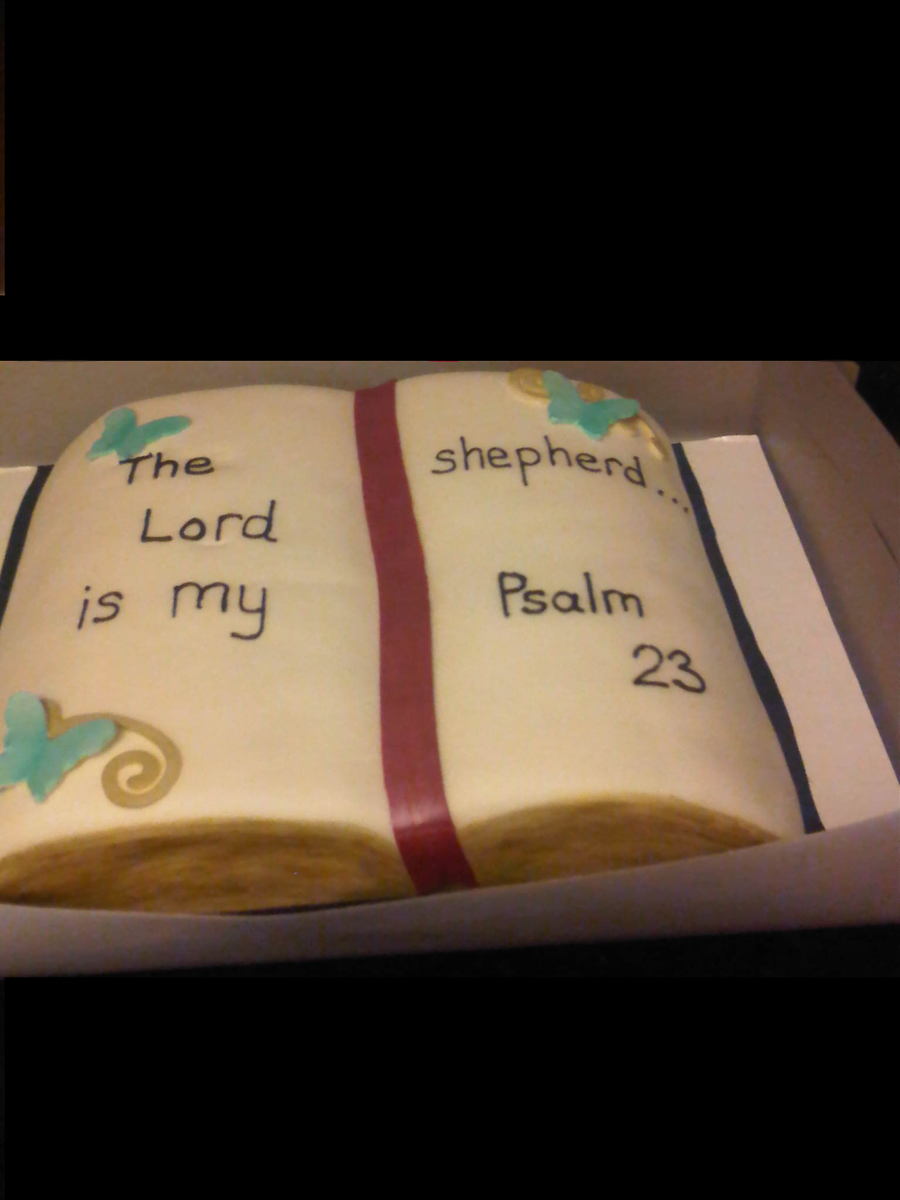 Bible Cake - CakeCentral.com