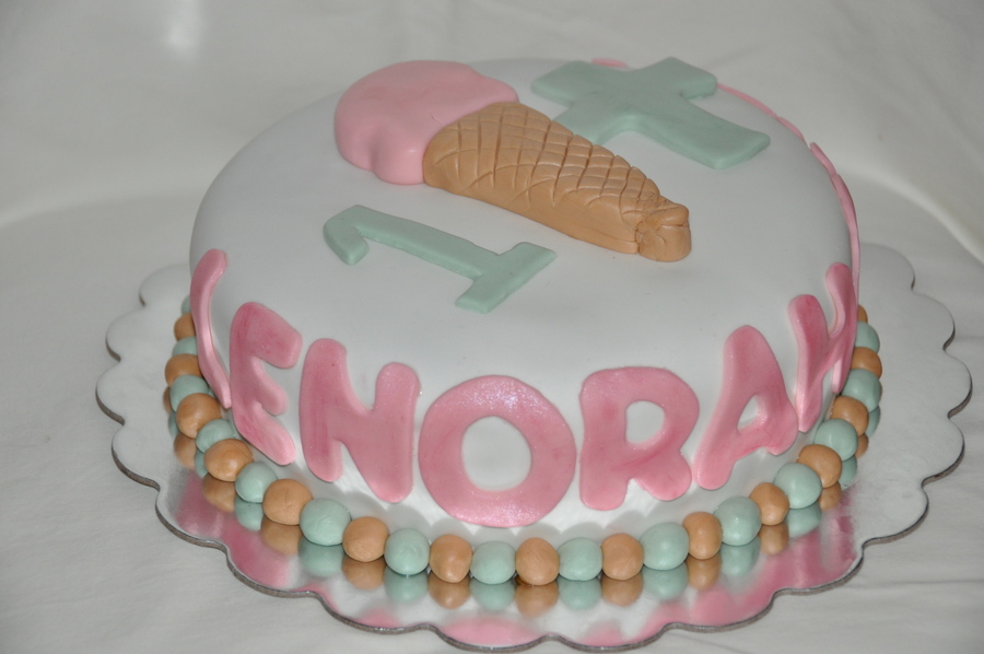 Ice Cream Themed Cake - CakeCentral.com