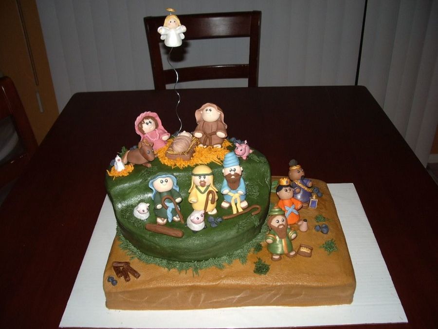 Nativity Cake - CakeCentral.com