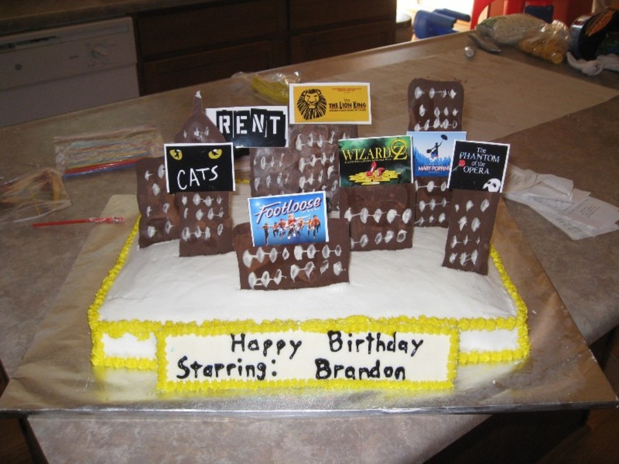 Broadway Cake - CakeCentral.com