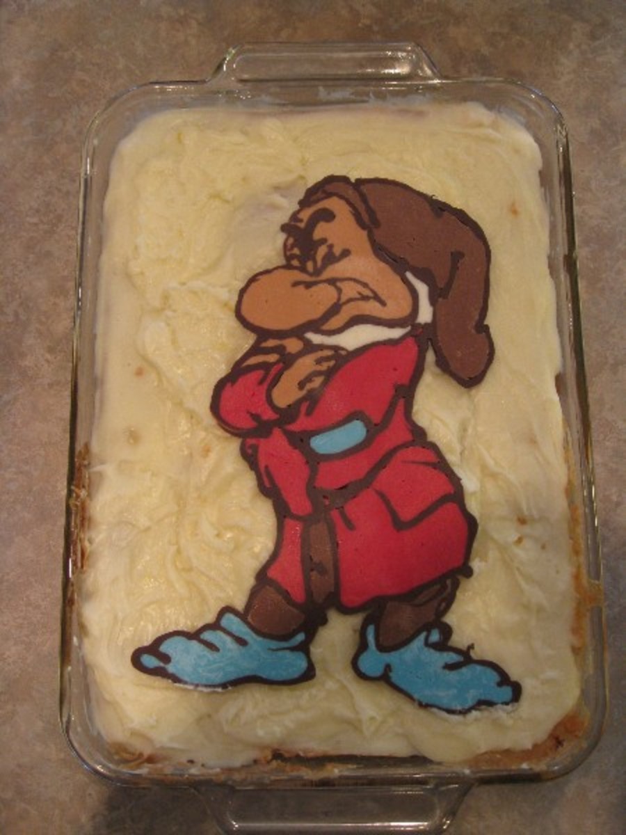 Chocolate Grumpy Birthday Cake - CakeCentral.com