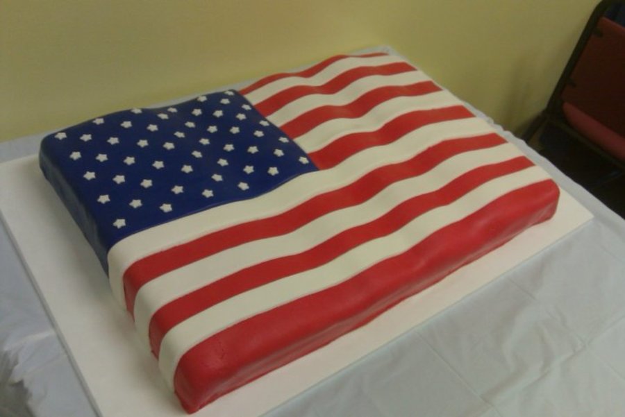 American Flag - CakeCentral.com