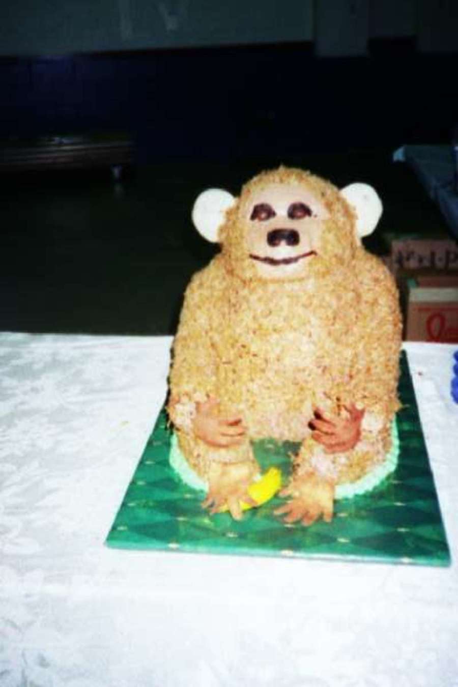 Chimp Groom's Cake - CakeCentral.com