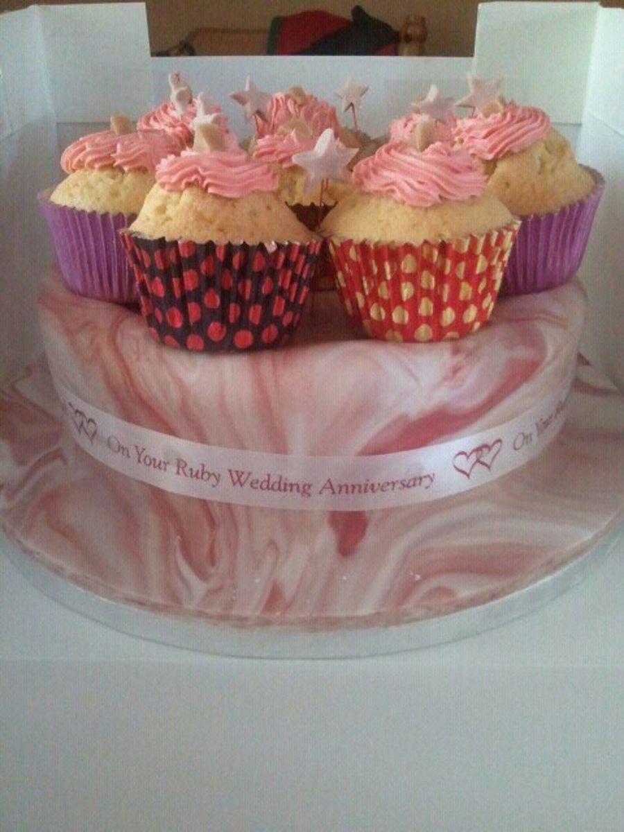 Ruby Wedding - CakeCentral.com