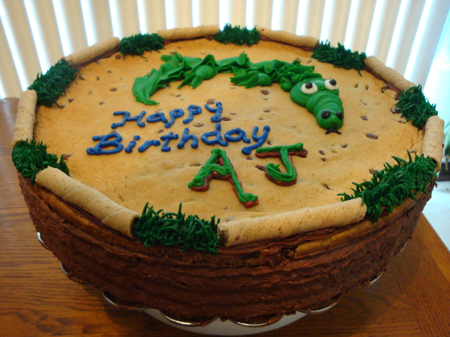 Alligator Swamp Cookie Cake - CakeCentral.com