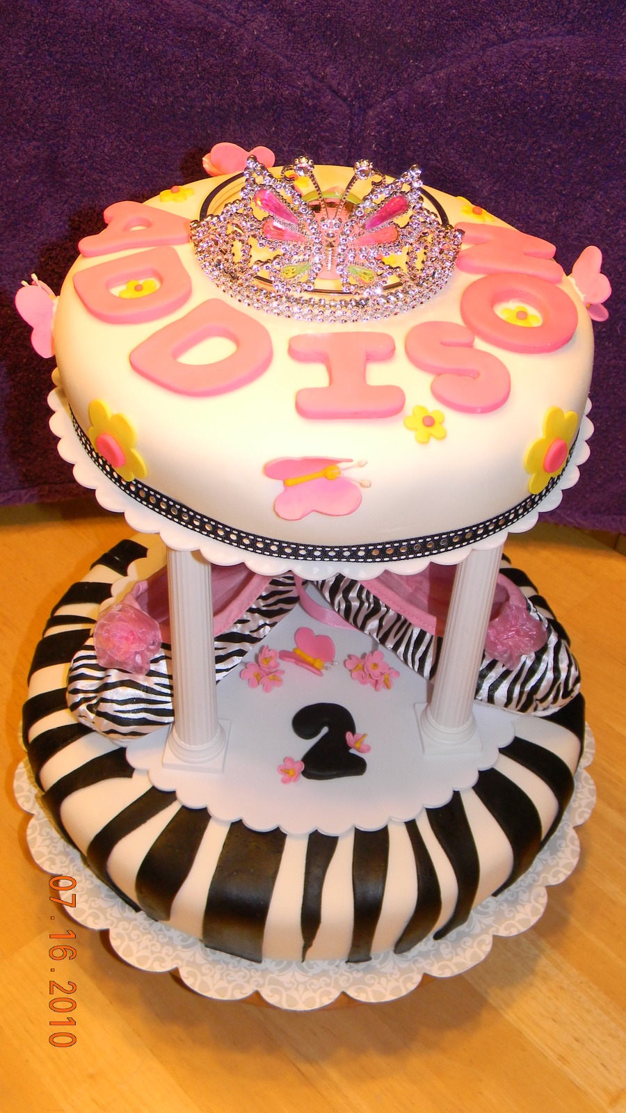 Hot Pink Princess - CakeCentral.com