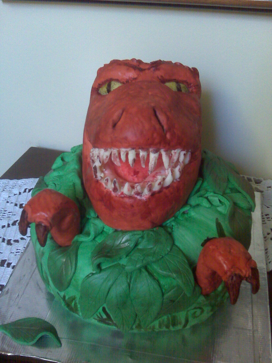 T-Rex Birthday Cake - CakeCentral.com