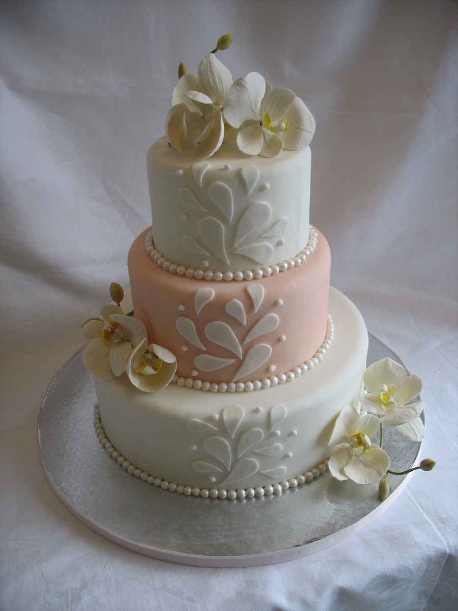 Gumpaste White Moth Orchids - CakeCentral.com