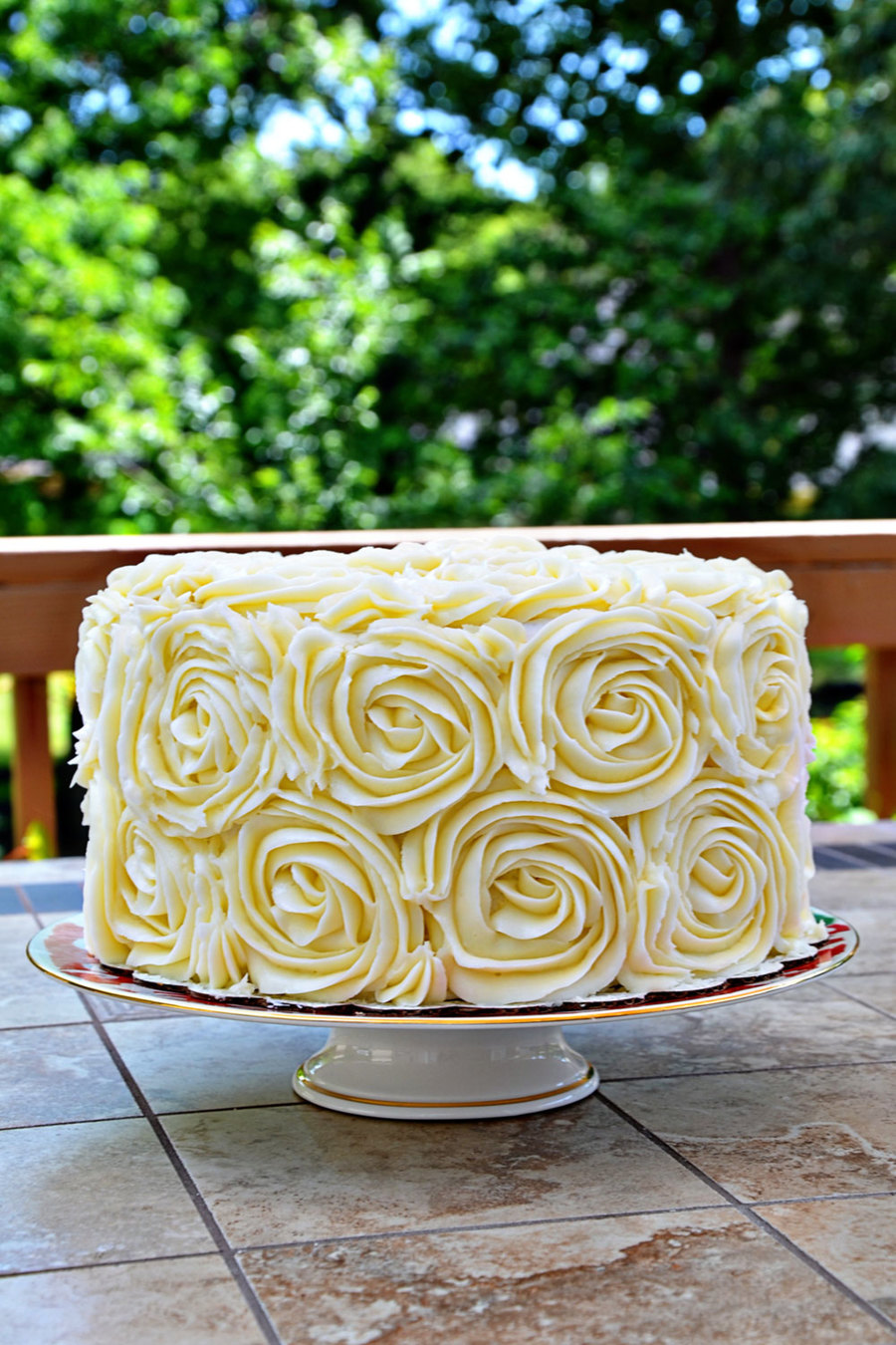 Rose Cake With Heart Inside! - CakeCentral.com