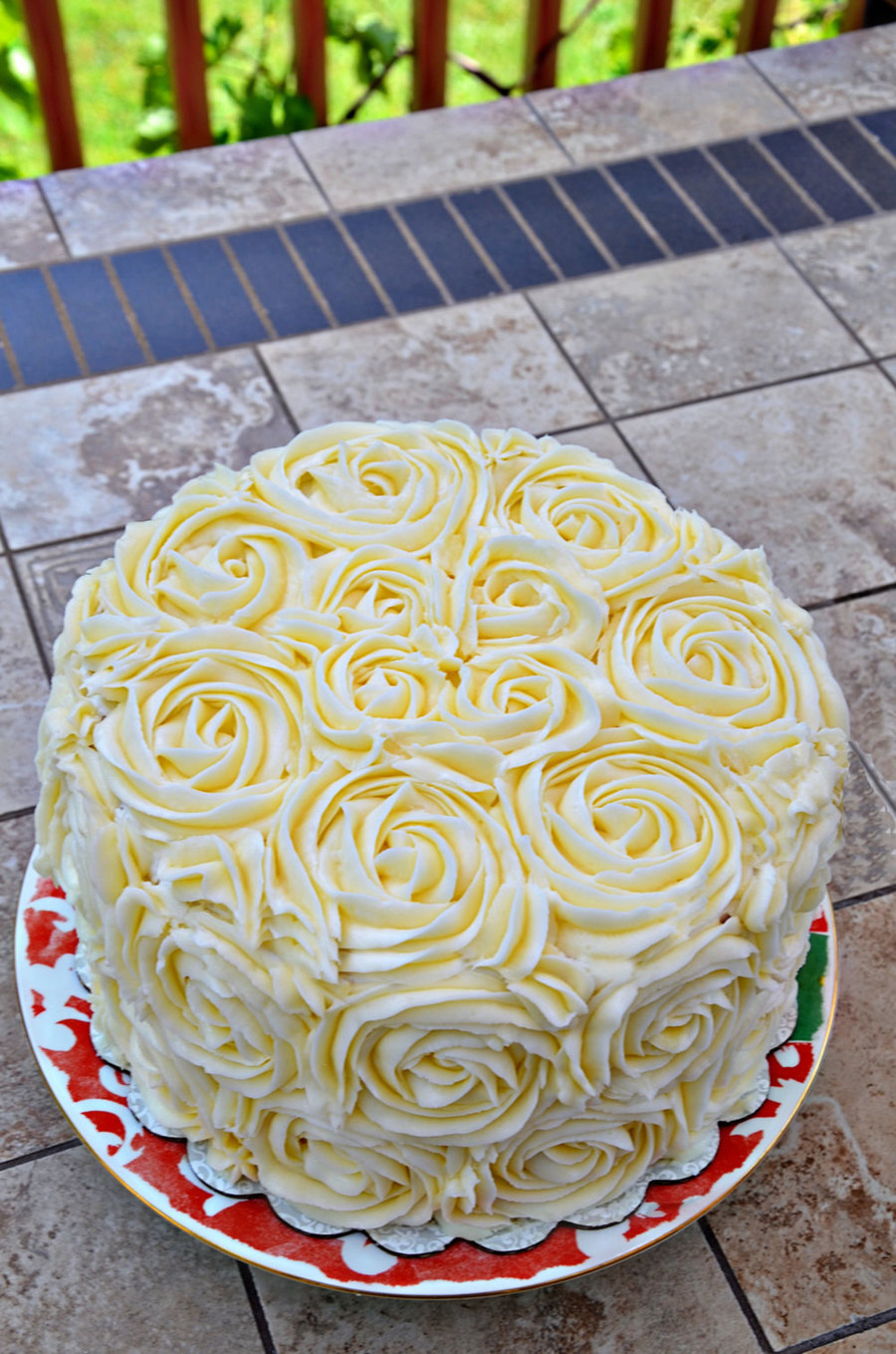 Rose Cake With Heart Inside! - CakeCentral.com