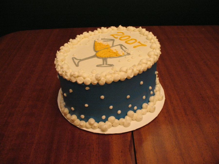 Champagne Bubbles - Side View - CakeCentral.com