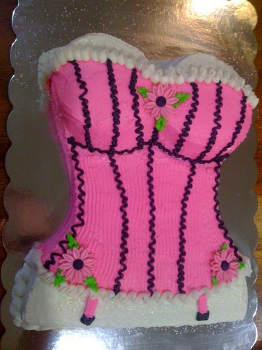 Bustier Cake - CakeCentral.com