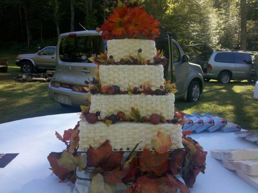 Rustic Fall Wedding Cake - CakeCentral.com