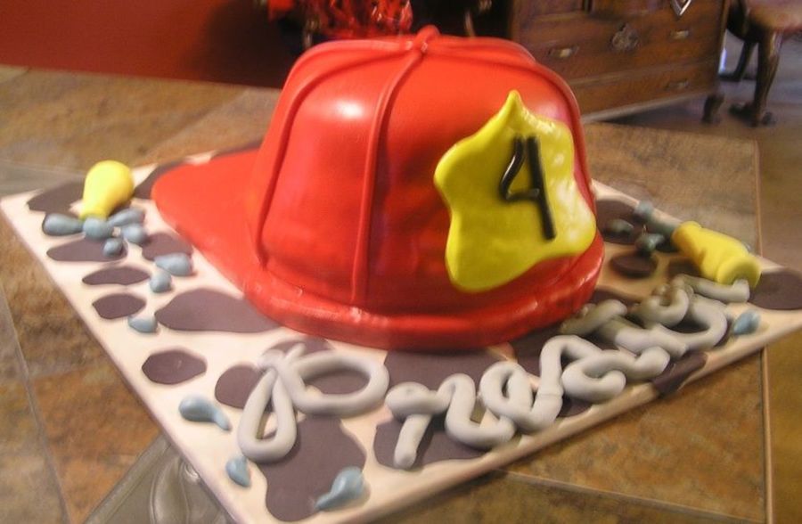 Fire Helmet - CakeCentral.com