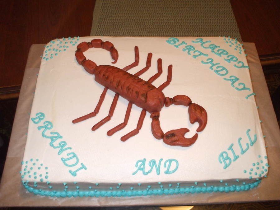 Scorpion Cake - CakeCentral.com