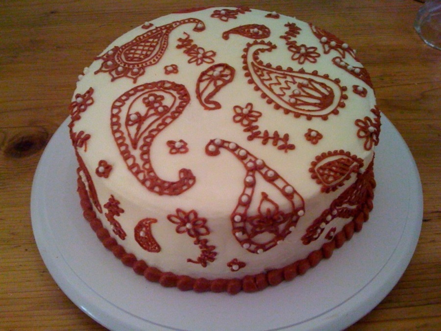 Paisley Cake - CakeCentral.com