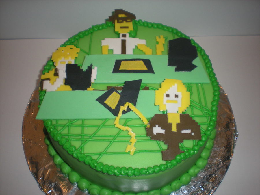 The It Crowd Cake (British Sitcom) - CakeCentral.com