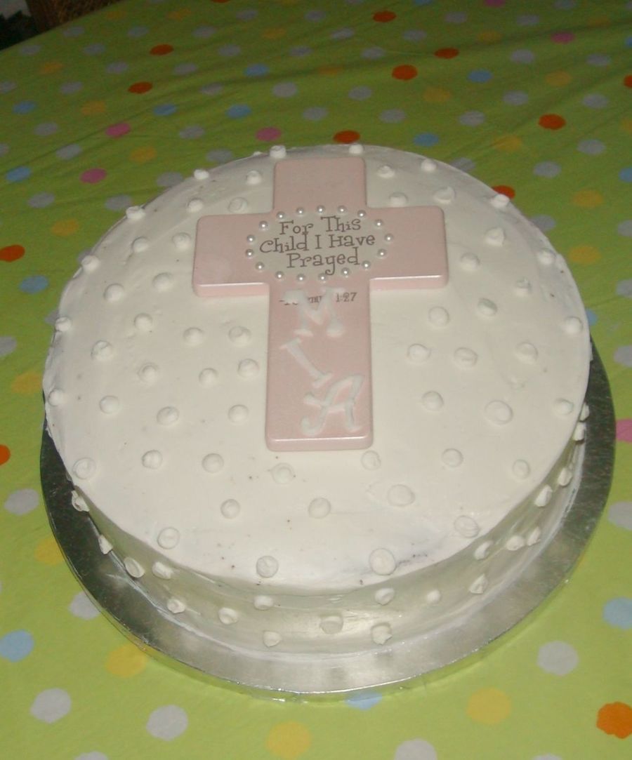White First Communion Cake - CakeCentral.com