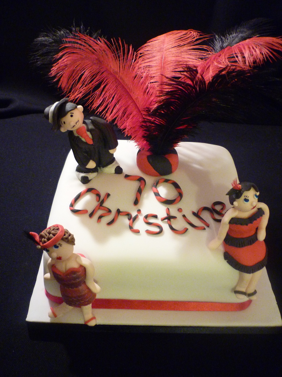 Gangster And Flapper Cake - CakeCentral.com
