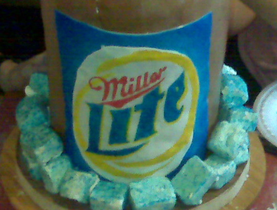 Miller Lite Beer Bottle - CakeCentral.com