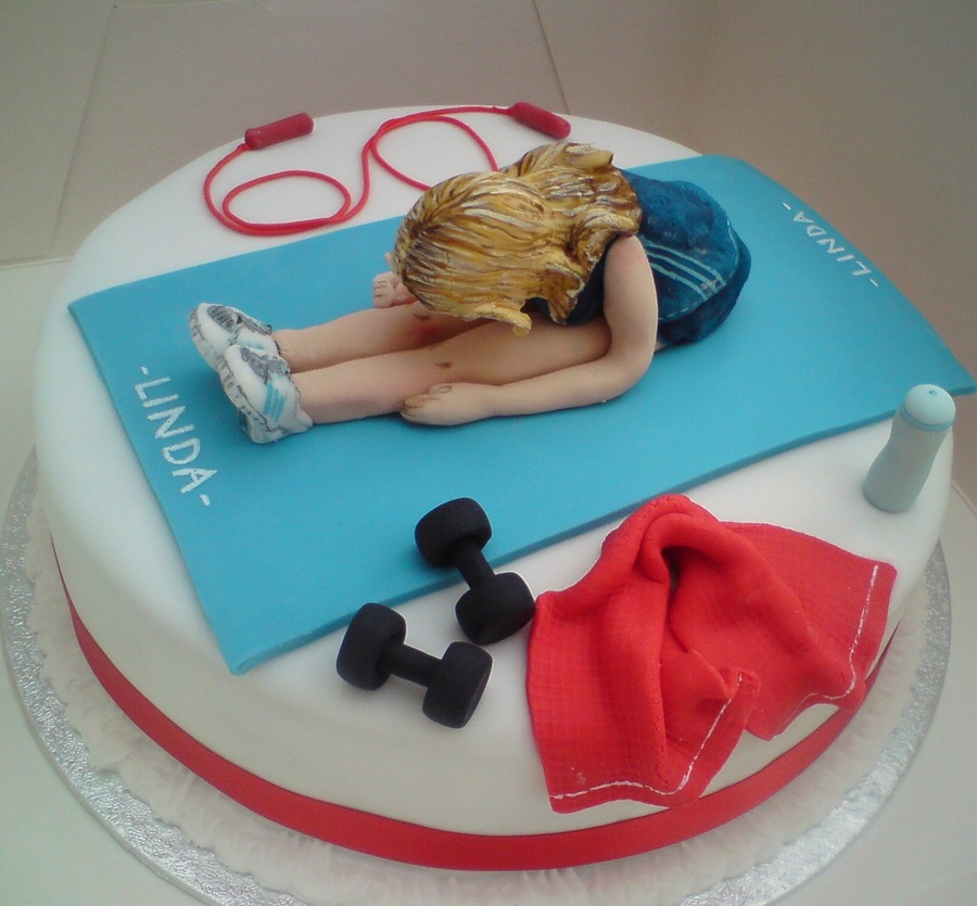 Keep Fit Cake - CakeCentral.com