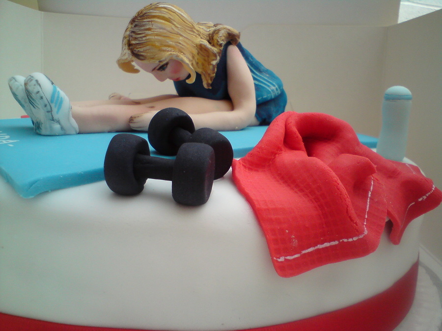 Keep Fit Cake - CakeCentral.com