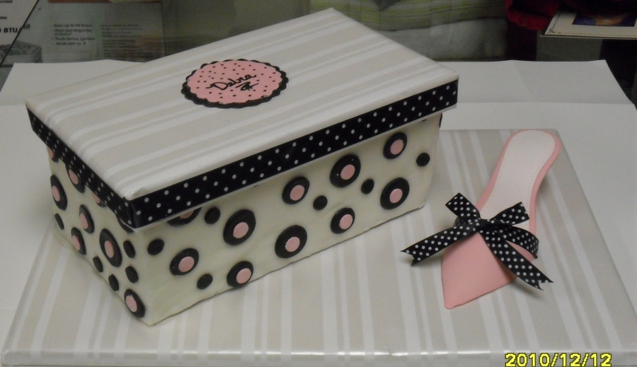 Shoe Box Cake - CakeCentral.com