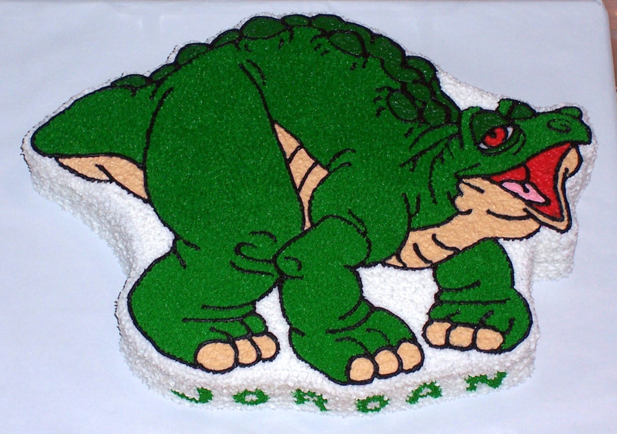 Land Before Time Spike Cake - CakeCentral.com