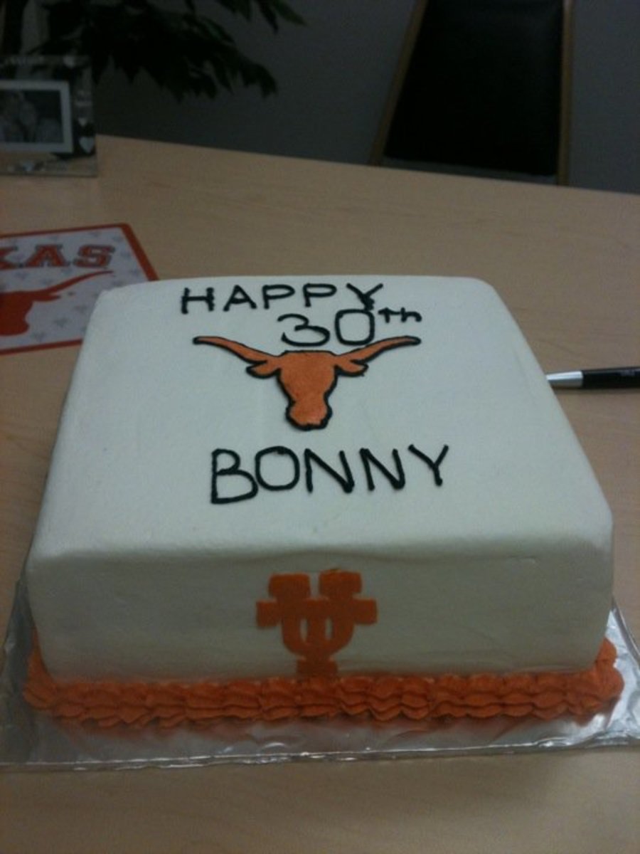 Ut Birthday Cake - CakeCentral.com