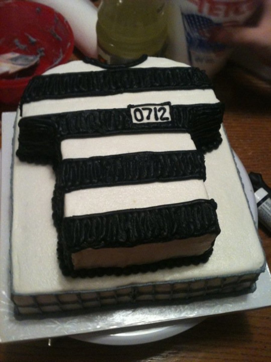 Jail Shirt Cake - CakeCentral.com