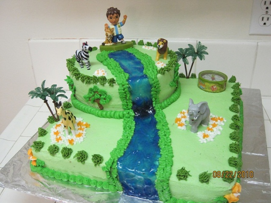 Go Diego Go Birthday Cake - CakeCentral.com