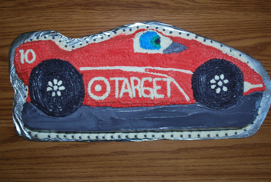 Indy 500 Race Car Dario Franchitti - CakeCentral.com