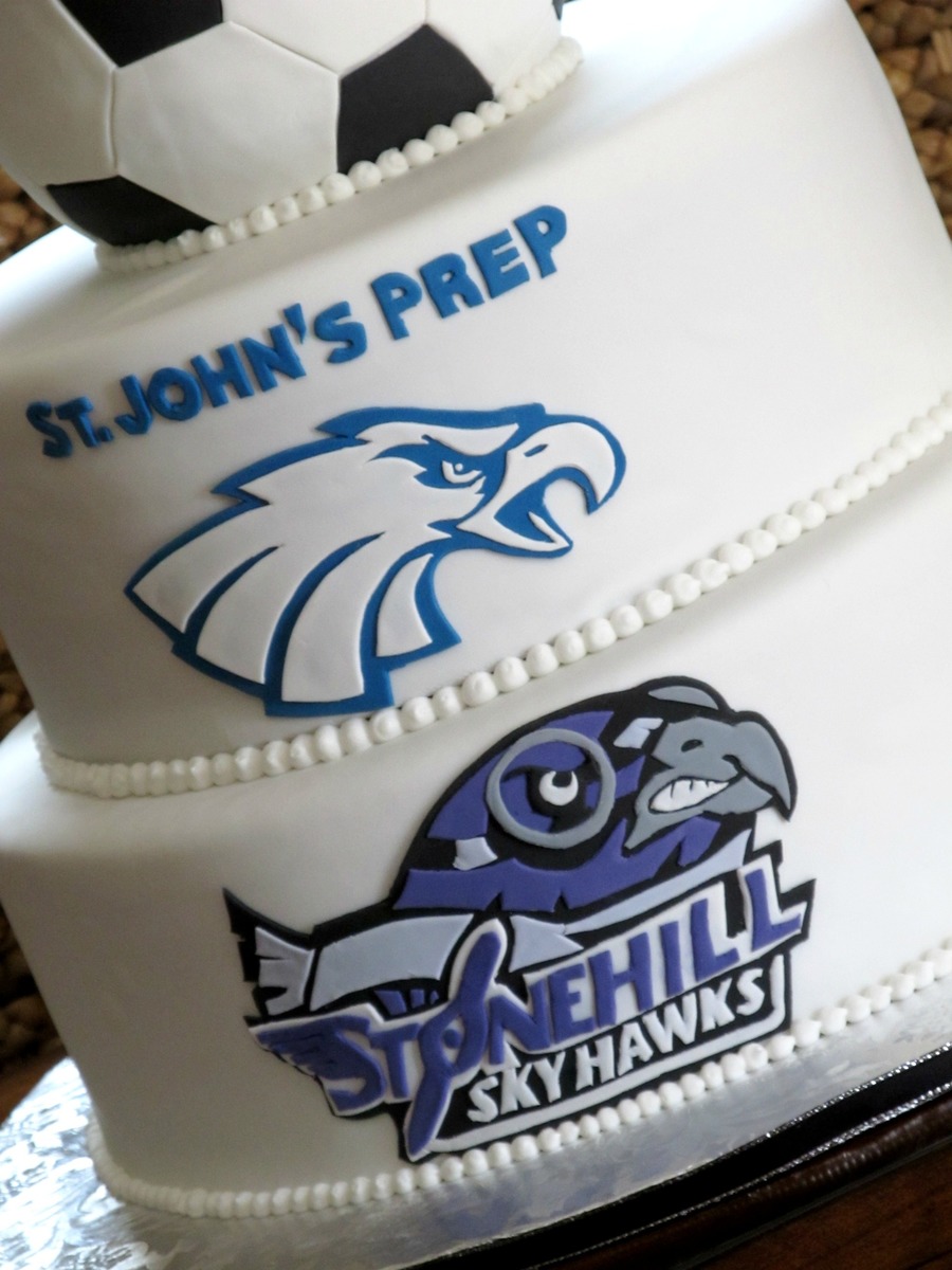 Soccer Graduation Cake - CakeCentral.com