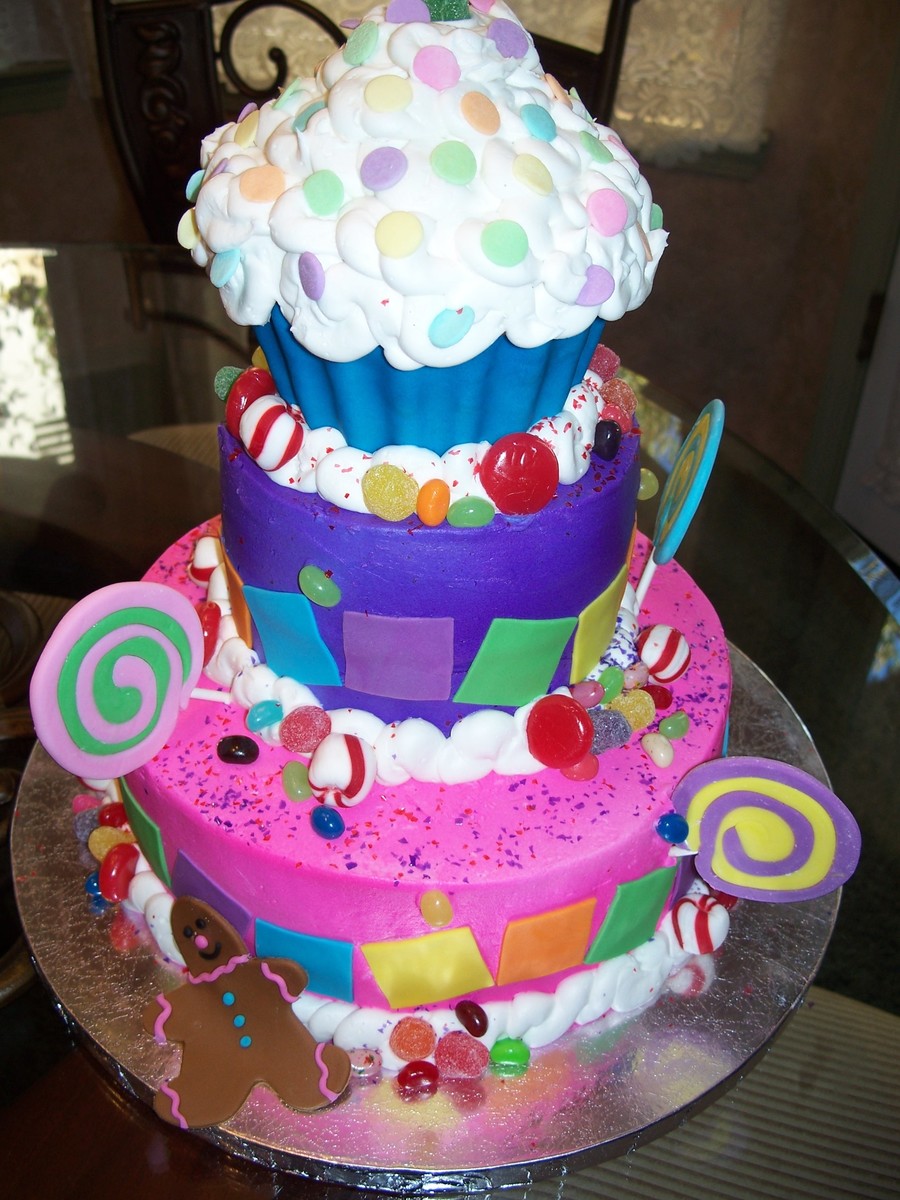 Candyland 1St Birthday - CakeCentral.com