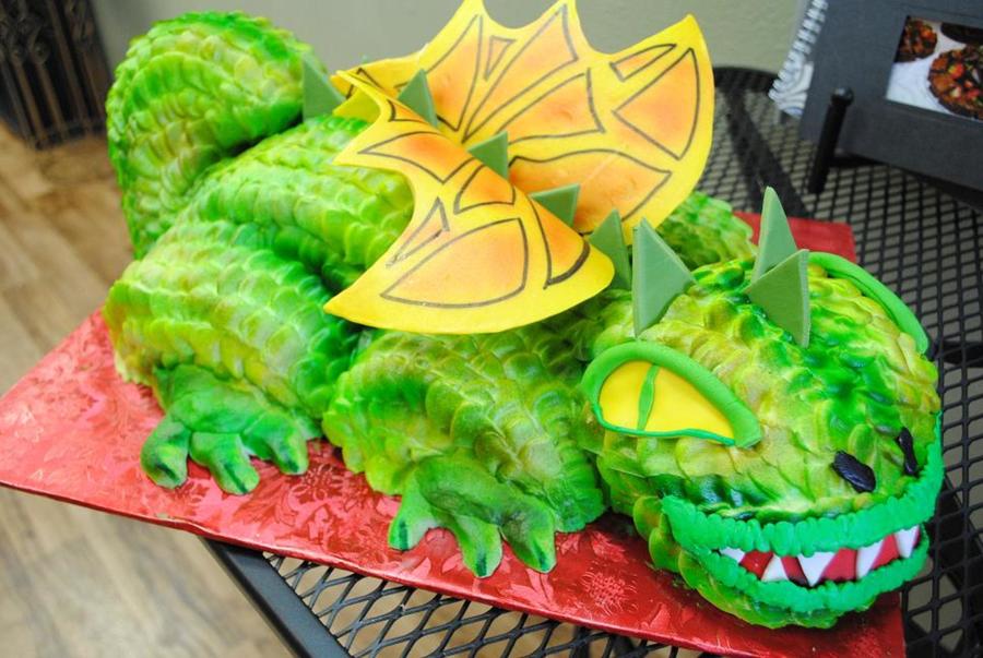 Dragon Cake - CakeCentral.com
