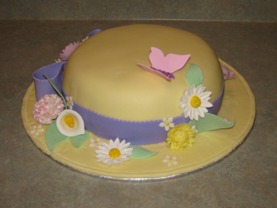 Easter Bonnet Cake - CakeCentral.com
