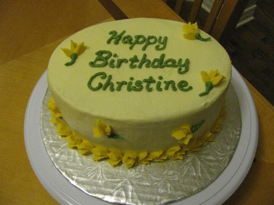 Sweet Pea Birthday Cake - CakeCentral.com