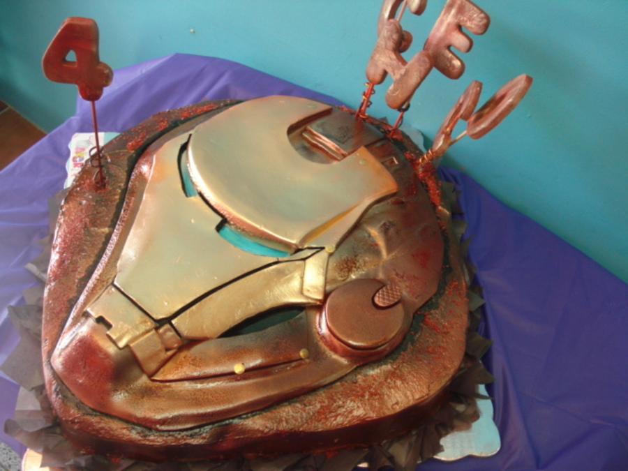 Iron Man Mask - CakeCentral.com