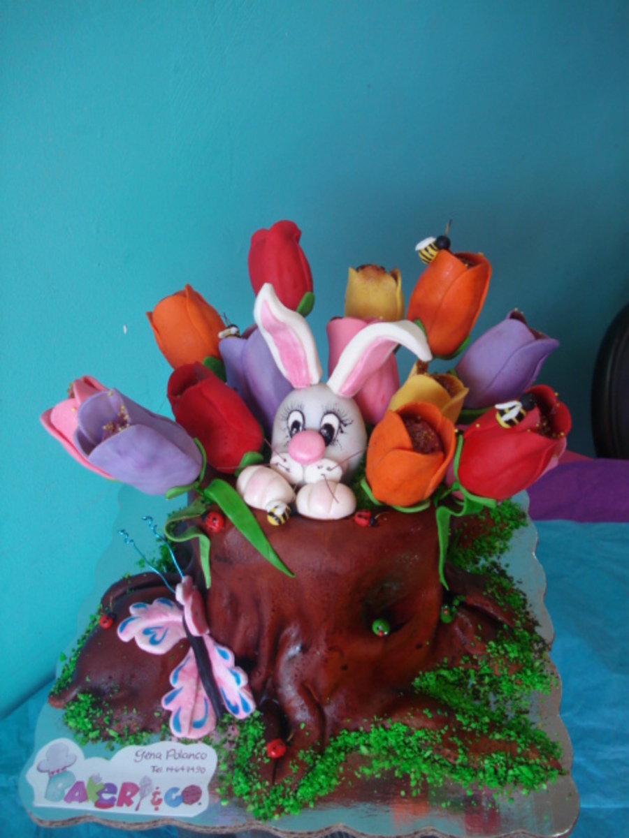 Tree Rabbit - CakeCentral.com